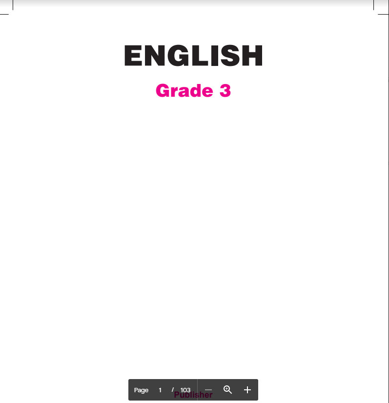 Grade 3 English Textbook 2077 | EdTecInfo